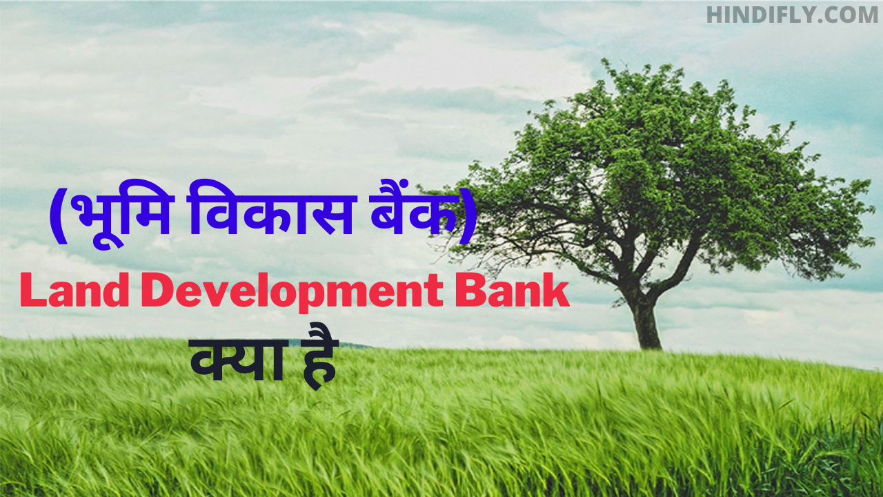 भूमि विकास बैंक क्या है? इसके कार्य और प्रकार क्या-क्या है? - Banking